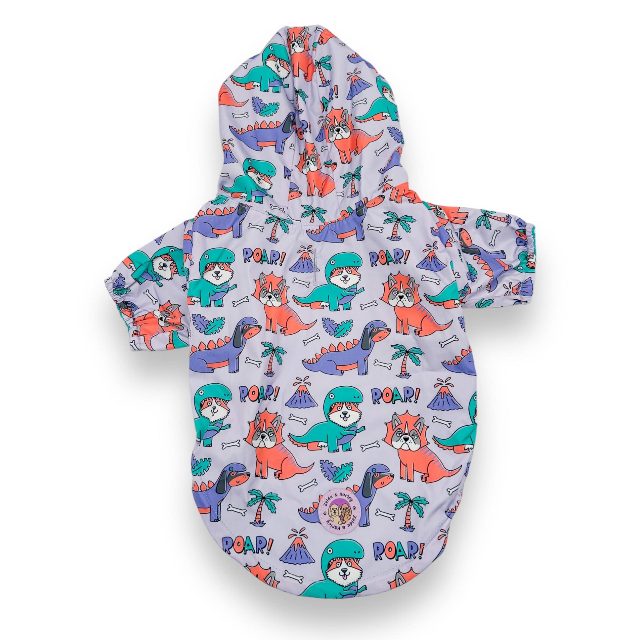 Doggosaurus Rex Reversible Dog Raincoat – The Dog Mom Store.